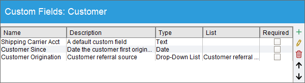 Fishbowl Advanced - Custom Field