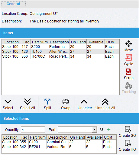 Fishbowl Advanced - Consignment