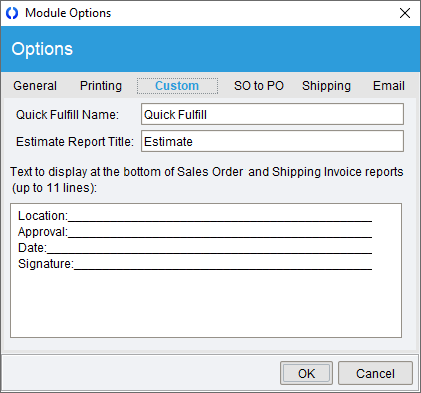 Fishbowl Advanced - Sales Order